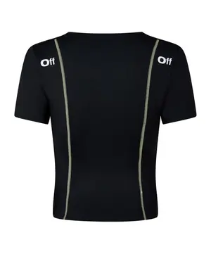 Off-White Contrast Stitch T-shirt