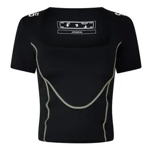 Off-White Contrast Stitch T-shirt