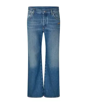 Off-White Wide Leg Jeans