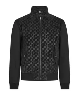 Gucci Suede Bomber Jacket