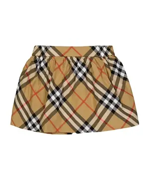 Burberry Checked Skirt
