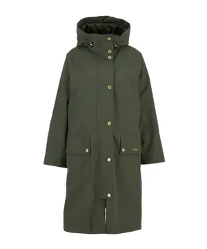 Barbour Long-sleeved Hooded Casual Jacket - Green