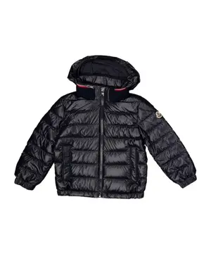 Moncler Quilted Short Down Jacket - Black