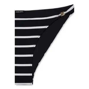 ANINE BING Striped Bikini Bottoms