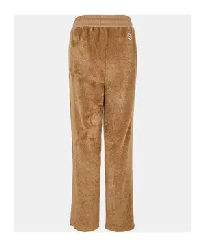Moncler Elasticated Drawstring Logo Detail Track Pants - Brown