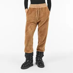 Moncler Elasticated Drawstring Logo Detail Track Pants - Brown