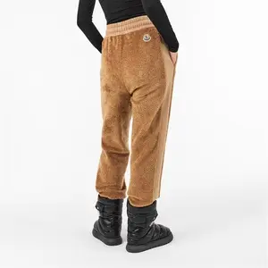 Moncler Elasticated Drawstring Logo Detail Track Pants - Brown