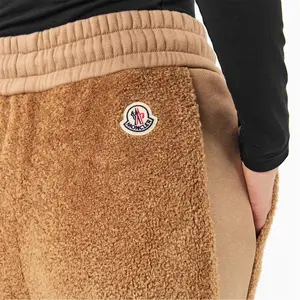 Moncler Elasticated Drawstring Logo Detail Track Pants - Brown
