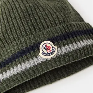 Moncler Logo Patch Beanie