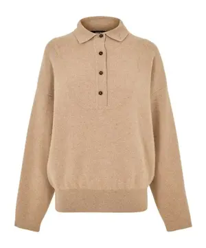 JACQUEMUS Long-sleeved Knit Polo Shirt