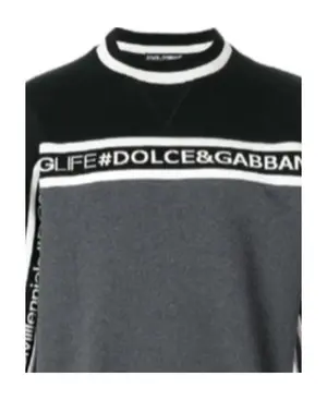 Dolce & Gabbana Logo Lace Sweater
