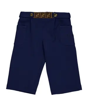 Fendi Logo Detail Track Pants - Black