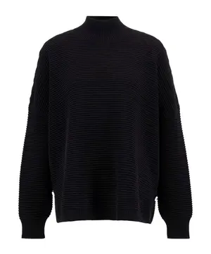 Barbour Kaia Funnel Neck Jumper - Black