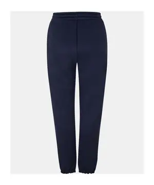 Moncler Elastic Waist Track Pants With Logo Patch - Black