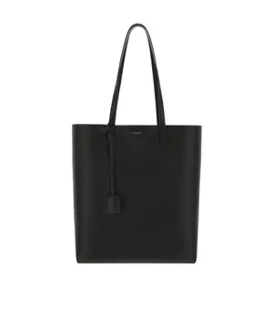 Saint Laurent Logo Detailed Top Handle Bag - Black