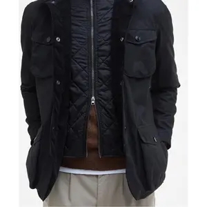 Barbour Ogston Wax Jacket With Stand Collar