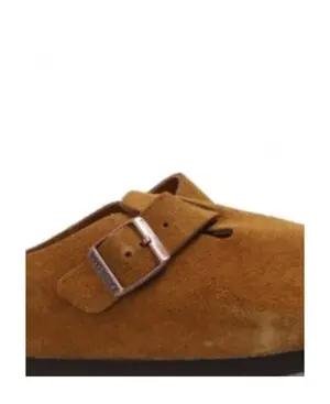 BIRKENSTOCK Boston Slip-on Clogs With Buckle Detail - Brown