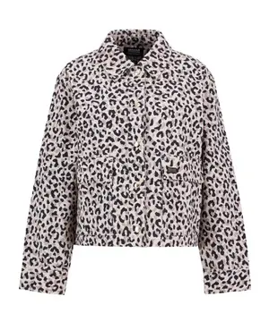 Barbour Long-sleeved Casual Jacket With Button Closure - White