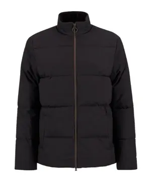 Barbour Quilted Zip-up Jacket With Stand Collar