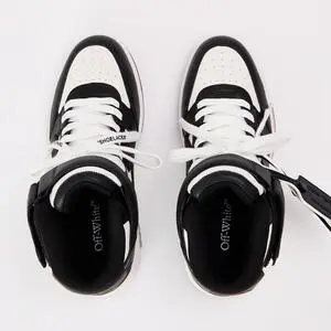 Off-White Mid Top Sneakers