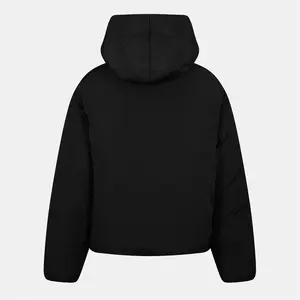 Jacquemus Long-sleeved Hooded Cotton Jacket - Black