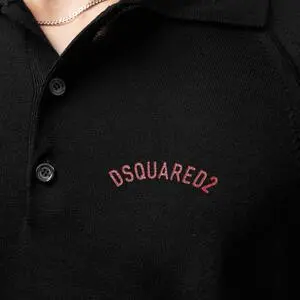 Dsquared2 Knit Short-sleeve Polo Shirt