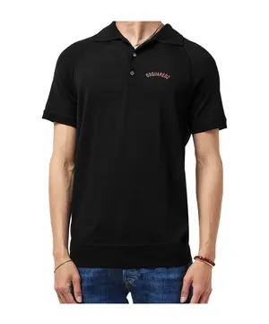 Dsquared2 Knit Short-sleeve Polo Shirt