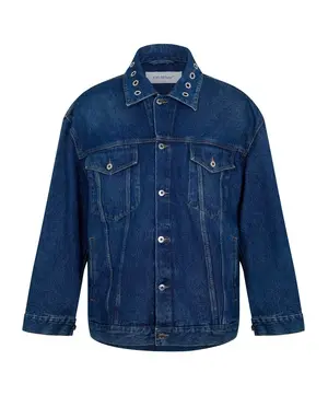 Off-White Denim Ovrshrt Sn99 - Blue