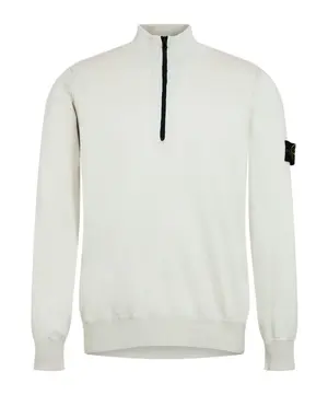 Stone Island Quarter Zip Knit Sweater