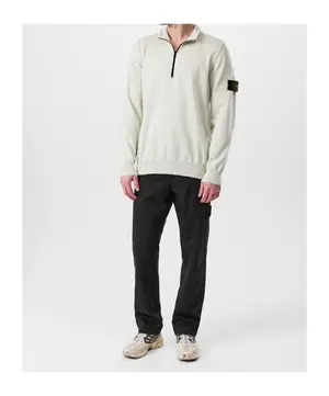 Stone Island Quarter Zip Knit Sweater