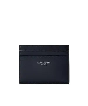 Saint Laurent Saint Card Holder Sn54 - Black