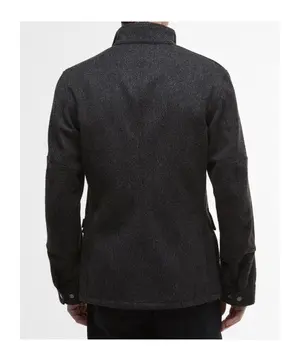 Barbour Duke Jacket With Zip And Stud Fastening