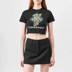 Casablanca Logo Crew Neck T-shirt