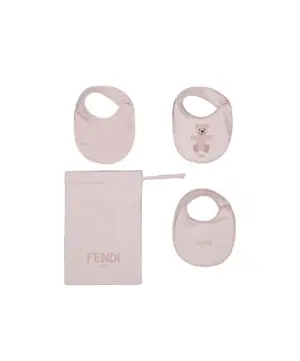 Fendi Bib Set - Pink