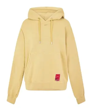 Off-White Printed Sweatshirt - Nude