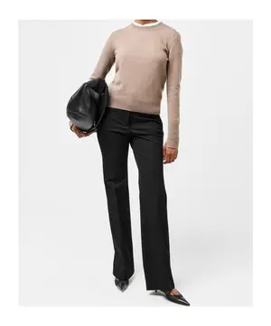 JOSEPH Belt Loop Tailored Trousers