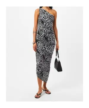 Norma Kamali One Shoulder Dress