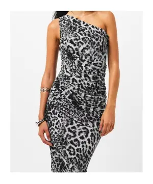 Norma Kamali One Shoulder Dress