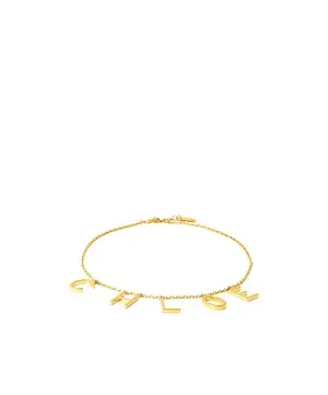 Chloé Logo Chain Necklace - Yellow