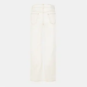 Off-White Straight-leg Jeans With Contrast Stitching