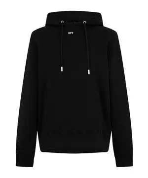 Off-White Logo Hoodie - Black
