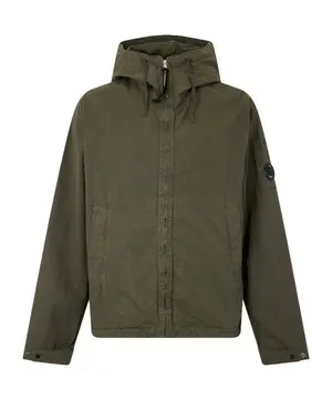 C.P. COMPANY Garment Dyed Hooded Jacket