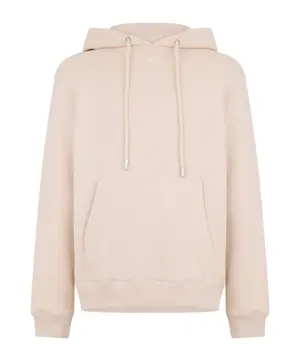 Off-White Logo Hoodie - Nude