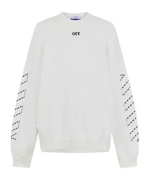 Off-White Arrows Crew Neck Sweatshirt - White