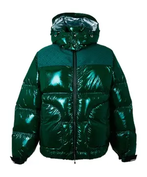 Casablanca Printed Hooded Down Jacket
