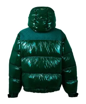 Casablanca Printed Hooded Down Jacket
