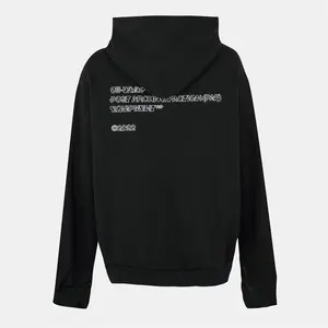 Off-White Logo Hoodie - Black