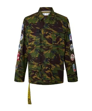 Off-White Camo Jacket Sn99 - Black
