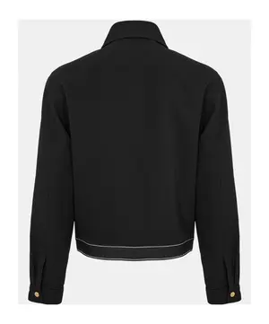 Casablanca Logo Zip-up Jacket - Black