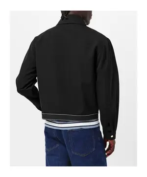 Casablanca Logo Zip-up Jacket - Black